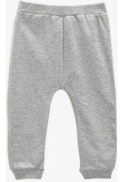 Koton Beli Lastikli Eşofman Altı Paçası Lastikli