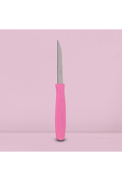 Homedius 6'lı Rooc Meyve Sebze Bıçak Seti Pembe-17 cm Homedius 6'lı Rooc Meyve Sebze Bıçak Seti Pembe-17 cm