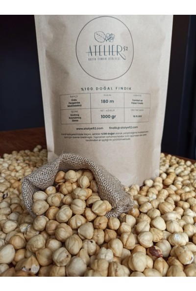 Atölye 52 Kavrulmuş Iç Fındık 1 kg