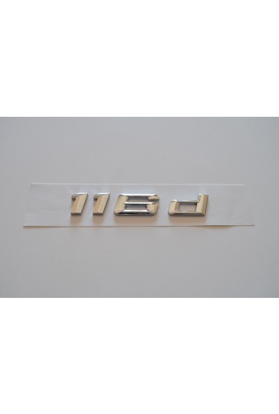 Bimbo Bmw 116D Bagaj Yazısı 51147244595