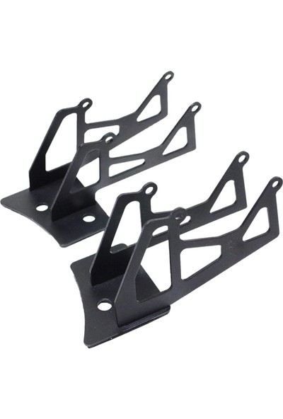 Bimbo Jeep Wrangler Rubicon Jk Ön Cam Köşe Çiftili LED Tutucu Braketi Bimbo Jeep Wrangler Rubicon Jk Ön Cam Köşe Çiftili LED Tutucu Braketi