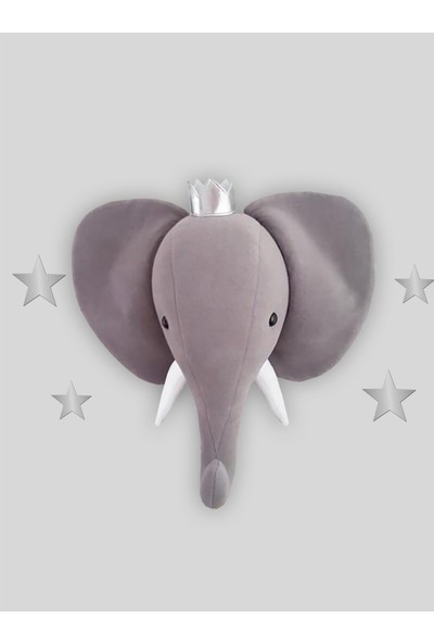 Fil Büst Duvar Dekoru