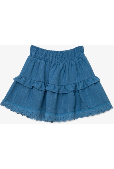 Koton Dantelli Fırfırlı Etek