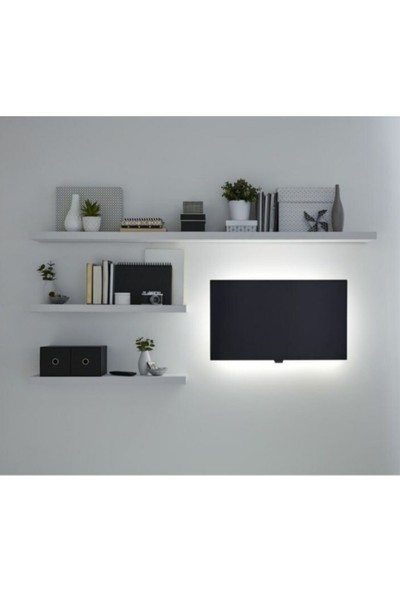 LİNDE HOME 3lü Duvar Rafı Tv Rafı Salon Dekorasyonu