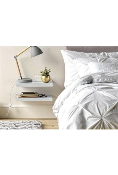 LİNDE HOME 2li Komodin Duvar Rafı