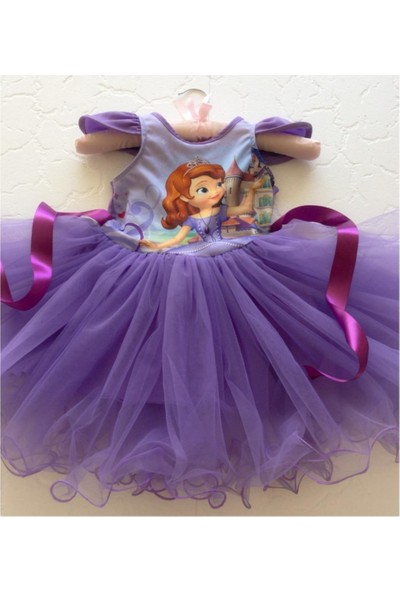 Lady Lou Prenses Sofia Kostümü Kız Çocuk Elbise