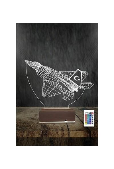 Special Hediye 16 Renkli LED Lamba Uçak ve Türk Bayragı Special Hediye 16 Renkli LED Lamba Uçak ve Türk Bayragı