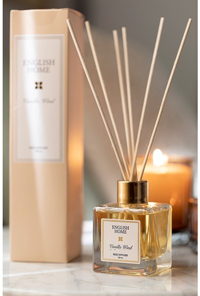 English Home Vanilla Wind Kokulu Kokulu Çubuk 100 ml Krem English Home Vanilla Wind Kokulu Kokulu Çubuk 100 ml Krem