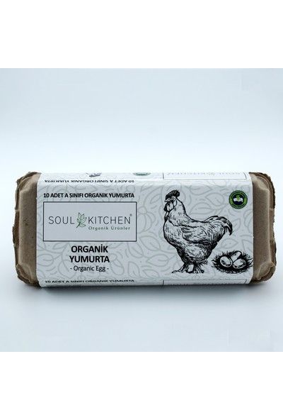 Soul Kitchen Organik Yumurta 10'lu Viyol Soul Kitchen Organik Yumurta 10'lu Viyol