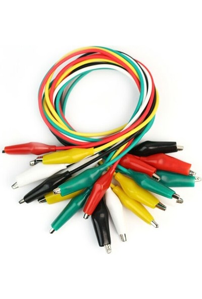 Motorobit 55CM Krokodil Kablo 10'lu Takım