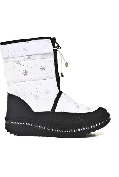 Darklow Lp-45 Çocuk Suya Dayanıklı Termal Kar Botu Ayakkabı Bej-Siyah Darklow Lp-45 Çocuk Suya Dayanıklı Termal Kar Botu Ayakkabı Bej-Siyah