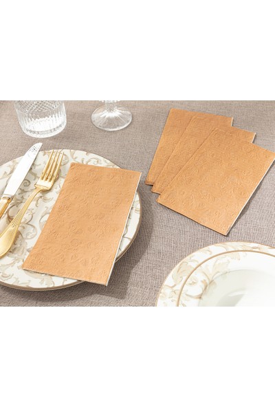 English Home Allegro Kağıt 20'li Kağıt Peçete 33X40 Rose Gold English Home Allegro Kağıt 20'li Kağıt Peçete 33X40 Rose Gold