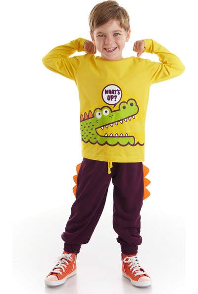 Denokids Timsah Joe Erkek Çocuk Pantolon Takım Denokids Timsah Joe Erkek Çocuk Pantolon Takım