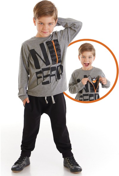 Denokids Korkusuz Erkek Çocuk Pantolon Takım