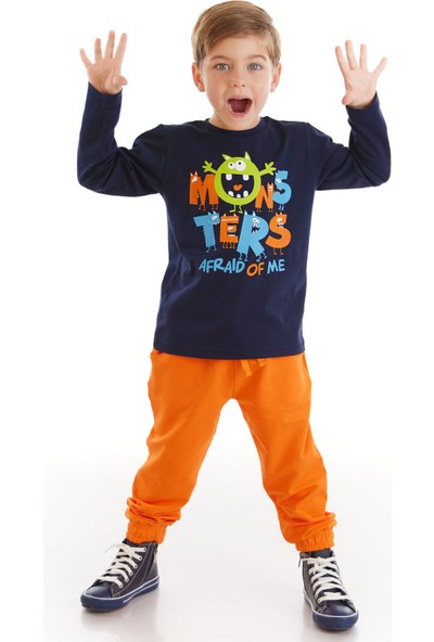 Denokids Canavar Takımı Erkek Çocuk Pantolon Takım