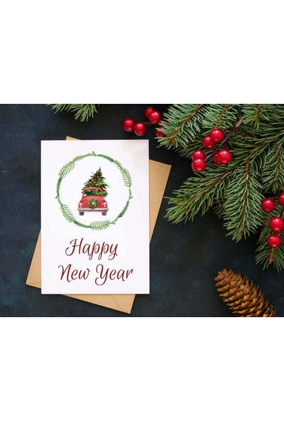 Özgür Yılbaşı Tebrik Kartı-Happy New Year Card-Yılbaşı Kartpostalı Özgür Yılbaşı Tebrik Kartı-Happy New Year Card-Yılbaşı Kartpostalı