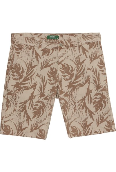 Limon Pamuklu Erkek Bermuda Şort