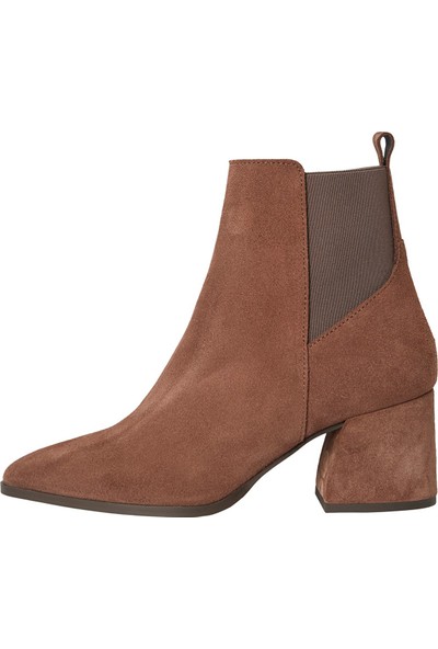 Vero Moda Vmjoy Leather Boot Koyu Kahverengi Topuklu Bot Vero Moda Vmjoy Leather Boot Koyu Kahverengi Topuklu Bot