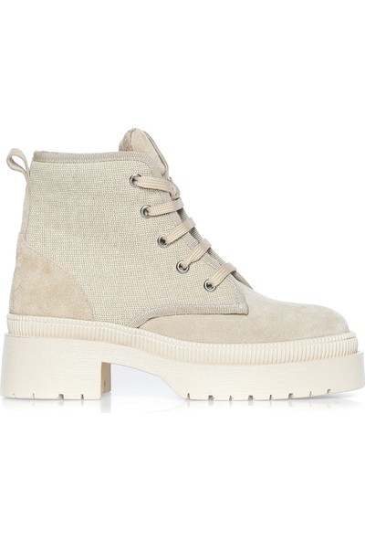 Fabrika Topuklu Bot Bej