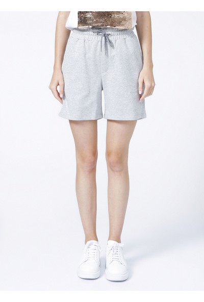 North Of Navy Şort Gri Melanj