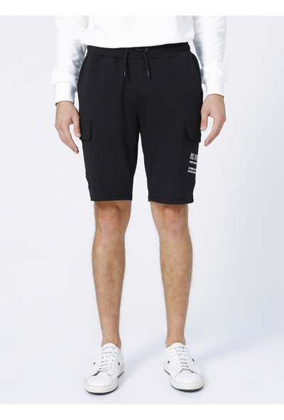 North Of Navy Siyah Erkek Sweat Şort
