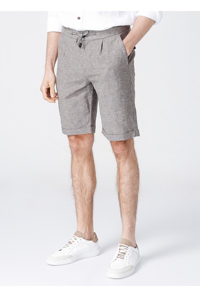 Fabrika Kahve Erkek Bermuda Şort