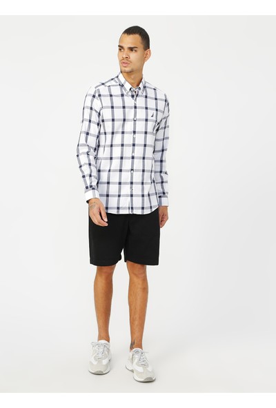 Nautica Erkek Siyah B71001T Bermuda Şort