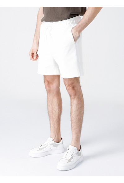 Gualtiero Manuele Giorgi Regular Fit Standart Bel Lastikli Bej Erkek Bermuda Şort Gualtiero Manuele Giorgi Regular Fit Standart Bel Lastikli Bej Erkek Bermuda Şort