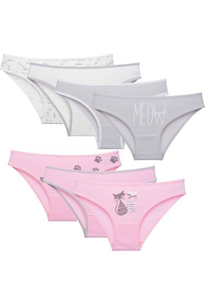 Nicoletta Mıxcolor Kız Çocuk Külot 7'li Paket