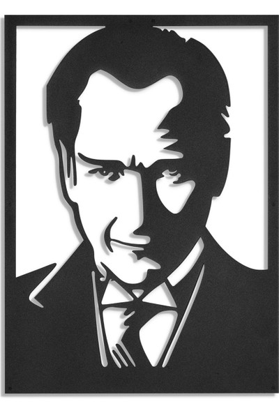 No 239 Atatürk Metal Duvar Tablosu