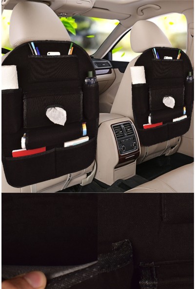 Randoffon 2'li Oto Koltuk Arkası Organizer Düzenleyici Araç Içi