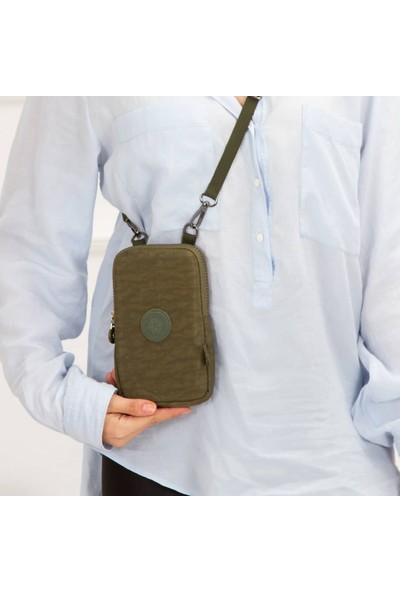 Newish Polo Krinkıl Kumaş Telefonluk Çanta