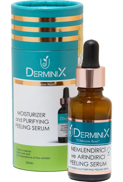 Derminix Nemlendirici ve Arındırıcı Peeling Serum Derminix Nemlendirici ve Arındırıcı Peeling Serum