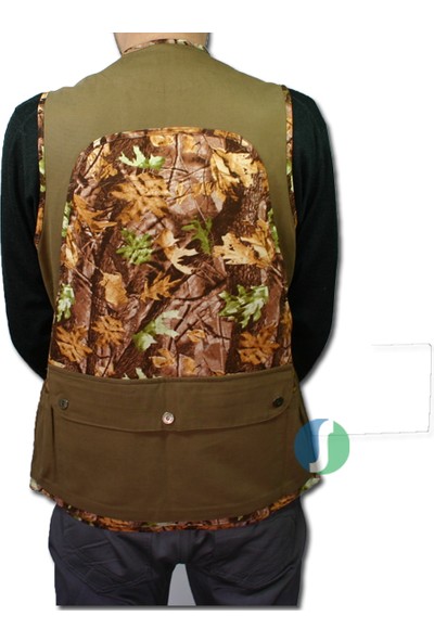 E Life Tasarım S-625-1 Şişe Cepli Toprak Meşe Yelek L E Life Tasarım S-625-1 Şişe Cepli Toprak Meşe Yelek L