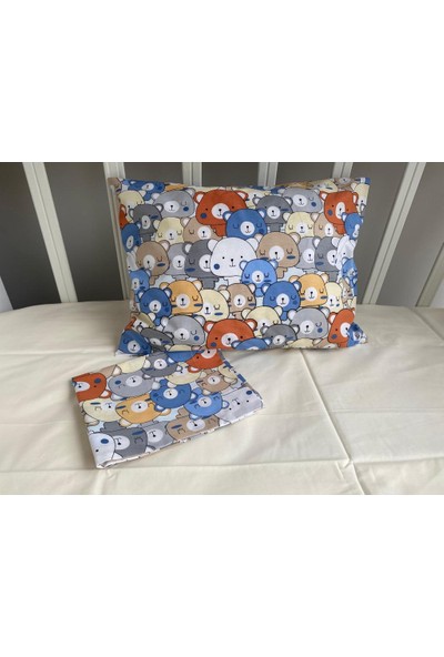 Çeyiz Bahçesi Ayıcık 2'libebek Yastık Kılıfı 35 x 45 cm Çeyiz Bahçesi Ayıcık 2'libebek Yastık Kılıfı 35 x 45 cm