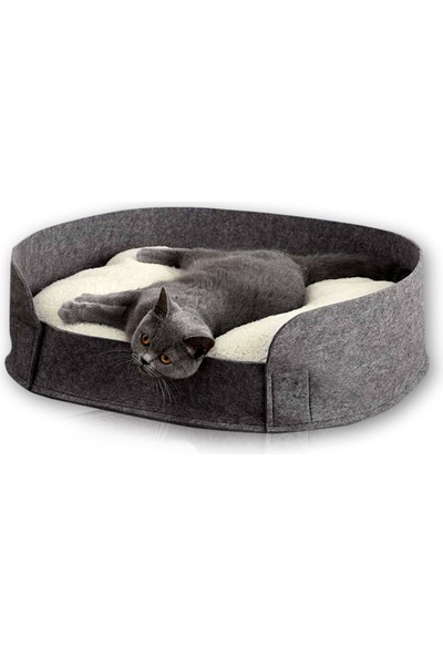 Bundera Zeus Kedi Yatağı Gri