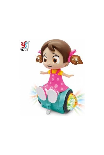 Yıjun Pilli Işıklı Dönen Dansçı Niloya Oyuncak Bebek 21 cm Yıjun Pilli Işıklı Dönen Dansçı Niloya Oyuncak Bebek 21 cm