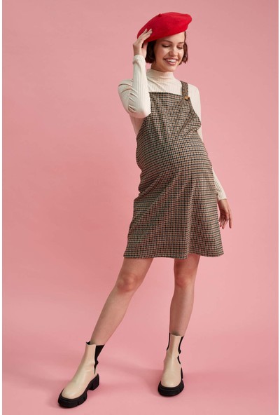 DeFacto Hamile Düğme Detaylı Salopet V9332AZ21AU