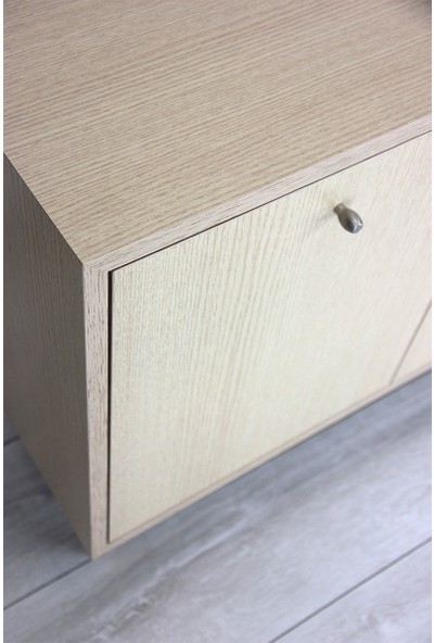 DETA Konsol Üç Kapaklı Yeni Meşe