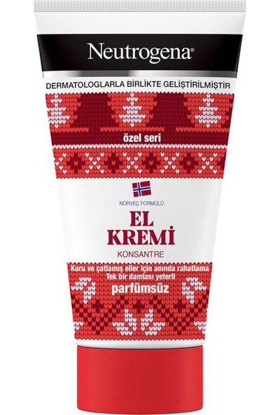 Neutrogena Parfümsüz El Kremi 300 Kerelik Konsantre Formül Özel Seri