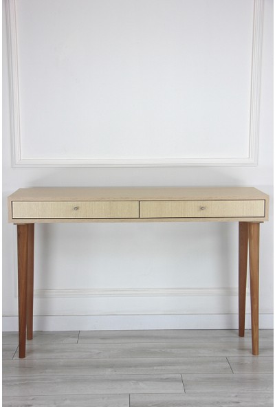 DETA Dresuar Çekmeceli Yeni Meşe