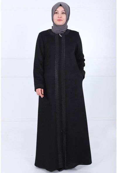 Kombinal Kadın Siyah Taşlı Tesettür Büyük Beden PARDESÜ-5208 Kombinal Kadın Siyah Taşlı Tesettür Büyük Beden PARDESÜ-5208