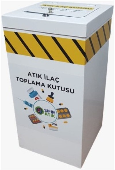 Ovata Ilaç Atık Kutusu Ilaç Toplama Kovası Ovata Ilaç Atık Kutusu Ilaç Toplama Kovası
