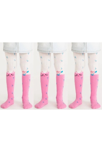 Penti 3 Adet Çocuk Pamuk Külotlu Çorap