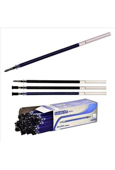 Aihao AH-670 Imza Kalemi Yedeği 24 'lü Mavi