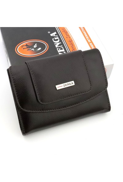 Zenga Deri Rugan Çok Bölmeli Zenga Bayan Cüzdan Orta Boy Zenga Deri Rugan Çok Bölmeli Zenga Bayan Cüzdan Orta Boy