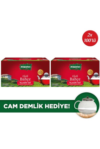 Doğadan Gizli Bahçe Demlik 100 x 2 + Demlik Hediye Doğadan Gizli Bahçe Demlik 100 x 2 + Demlik Hediye