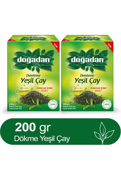 Doğadan Yeşilçay Dökme 200GR