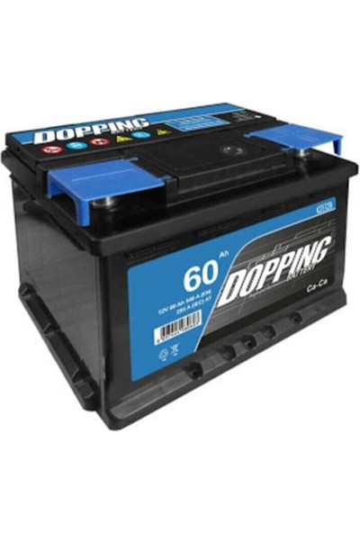 Dopping 12V 60 Ah 540A ( Üretim Yılı: 2021 ) Dopping 12V 60 Ah 540A ( Üretim Yılı: 2021 )