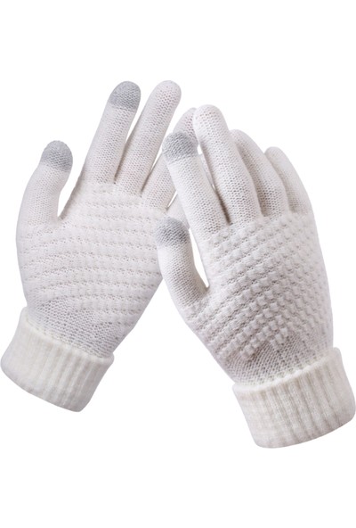 Pasifix Kız/ Erkek Çocuk Kışlık Örme Dokunmatik Eldiven (Yurt Dışından)